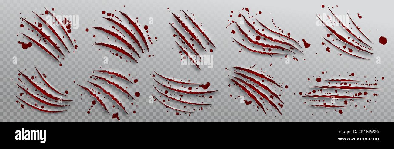 Blood trail texture Stock Vector Images - Alamy