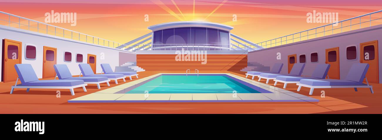 Ferry deck chair Stock Vector Images - Alamy