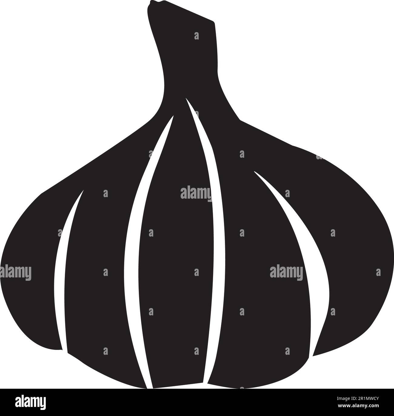 garlic icon. garlic bulb sign. vegetable symbol. flat style Stock Photo ...