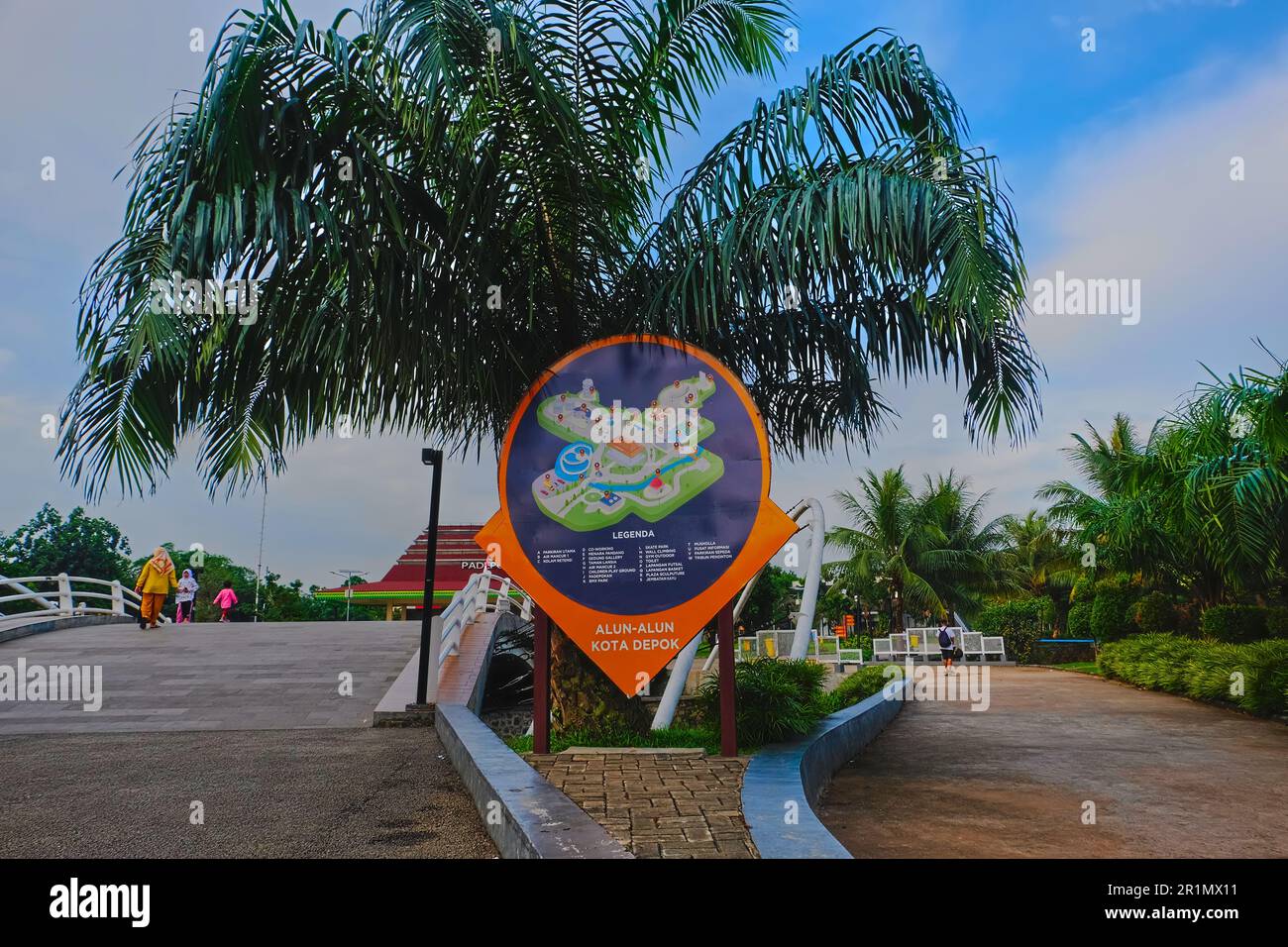 May 11, 2023 Depok City, Indonesia, parks and landmarks in Depok Town ...