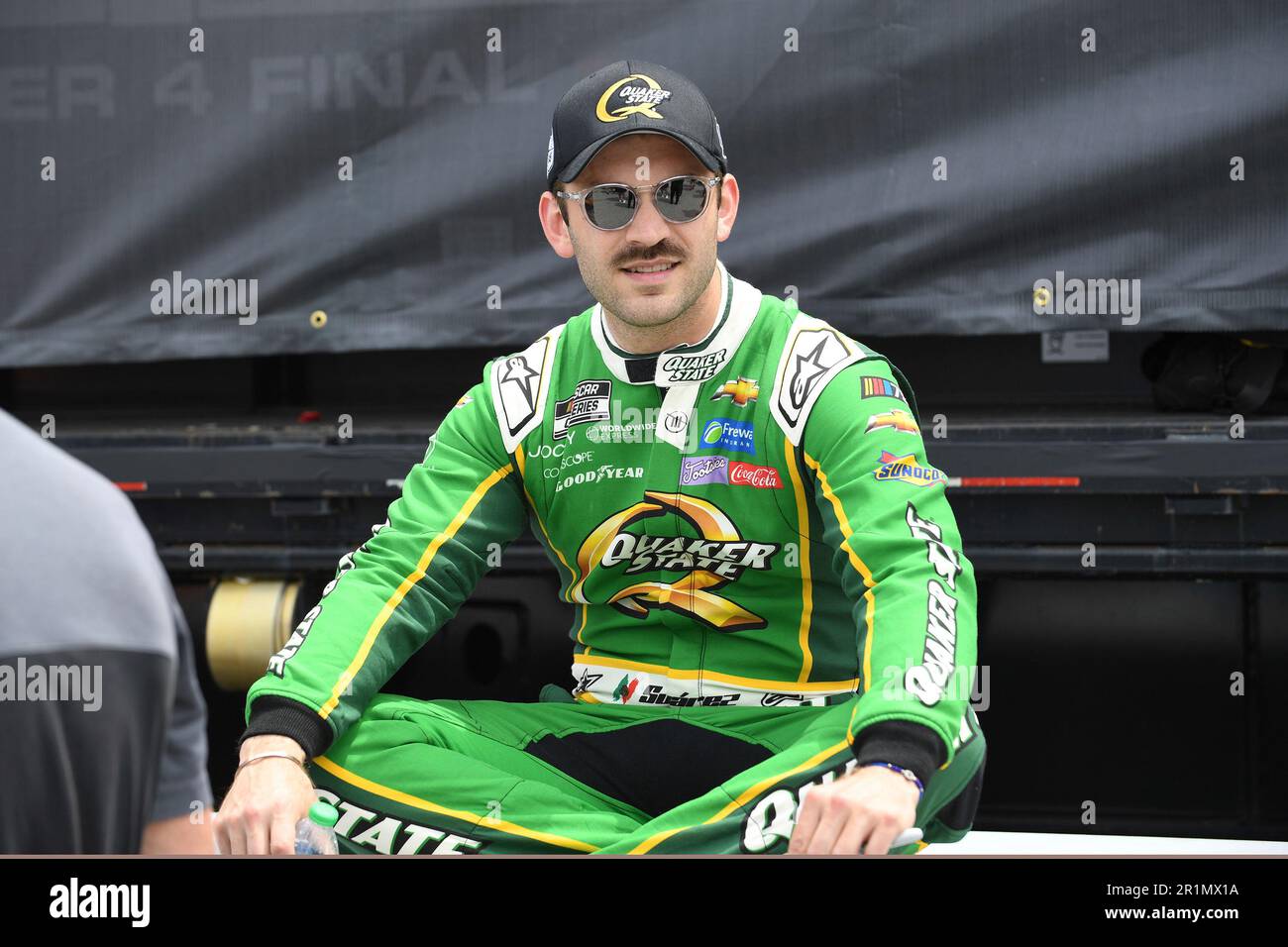 DARLINGTON, SC - MAY 14: Daniel Suarez (#99 TrackHouse Racing Quaker ...