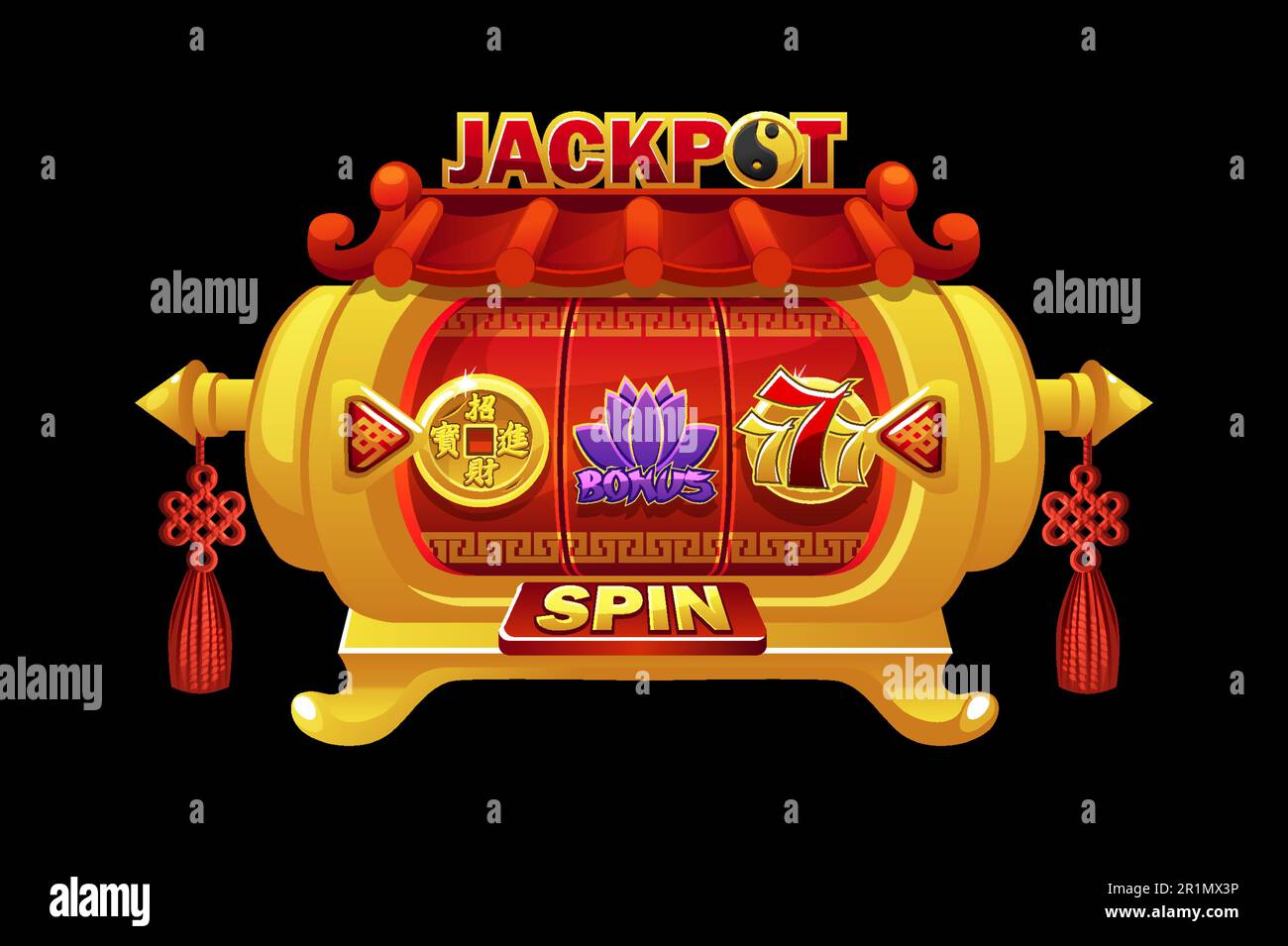 Chinese lucky symbols Stock Vector Images - Alamy