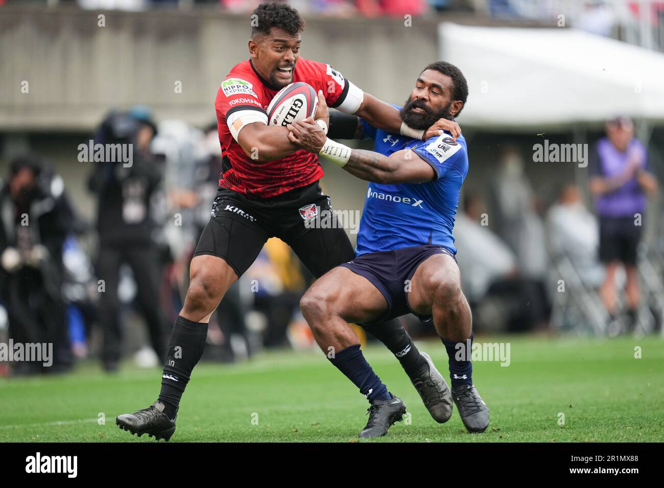 Tokyo, Japan. 13th May, 2023. (L-R) Burua Inoke (Eagles), Marika ...