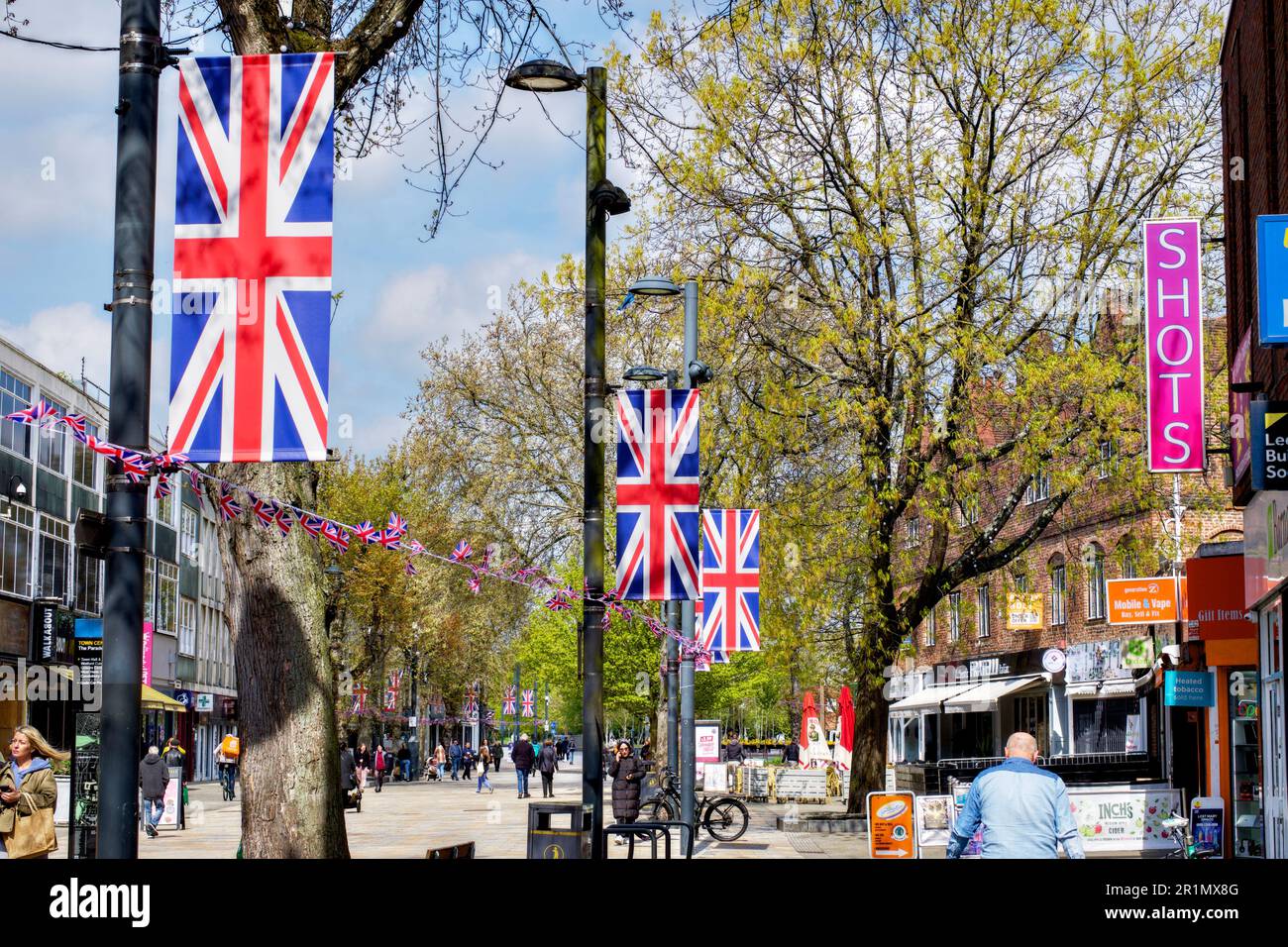 The Parade, High Street, Watford, Herts, England, UK Stock Photo - Alamy