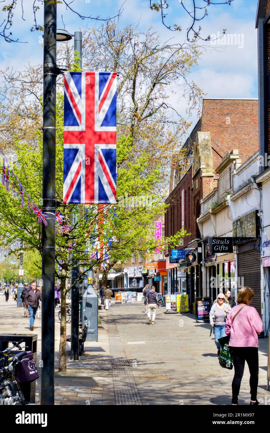 The Parade, High Street, Watford, Herts, England, UK Stock Photo - Alamy