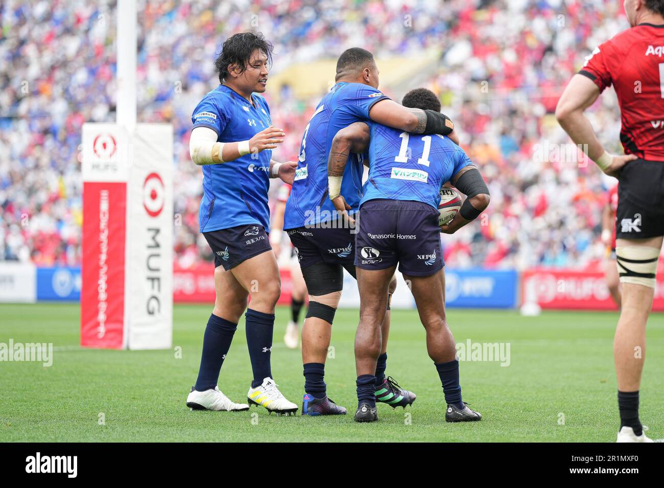Tokyo, Japan. 13th May, 2023. (L-R) Keita Inagaki, Asaeli Ai Valu ...