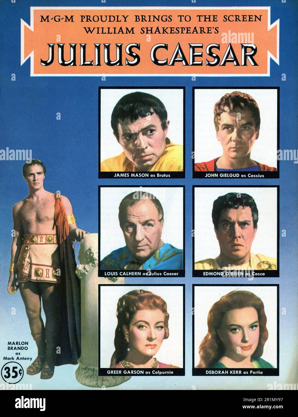 MARLON BRANDO JAMES MASON JOHN GIELGUD LOUIS CALHERN EDMUND O'BRIEN ...