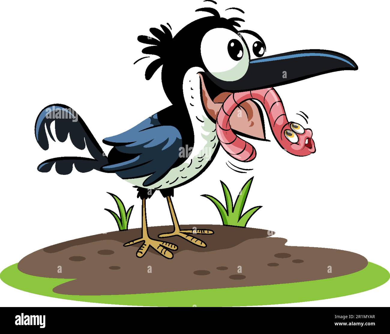 Butcherbird prey Stock Vector Images - Alamy