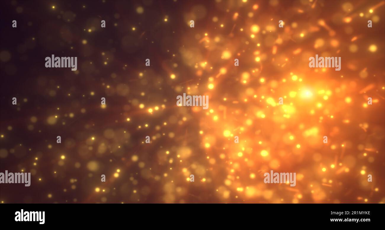 Animation illuminated bokeh effect dots hi-res stock photography and images - Alamy