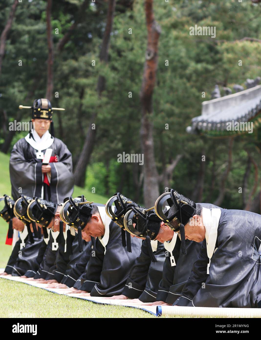 15th May, 2023. Marking King Sejong's birthday A royal ritual to mark ...