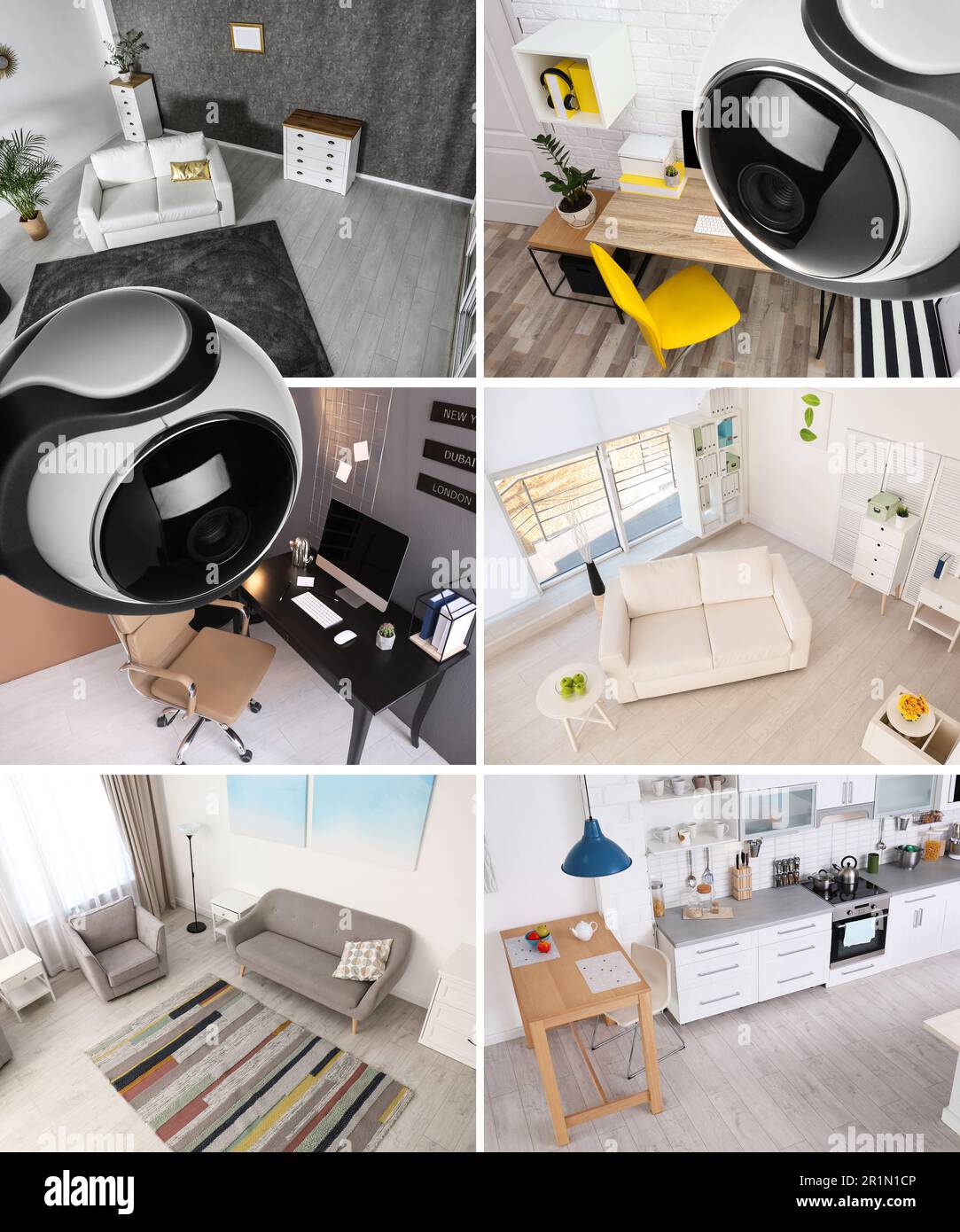 Cctv footage room hi-res stock photography and images - Alamy