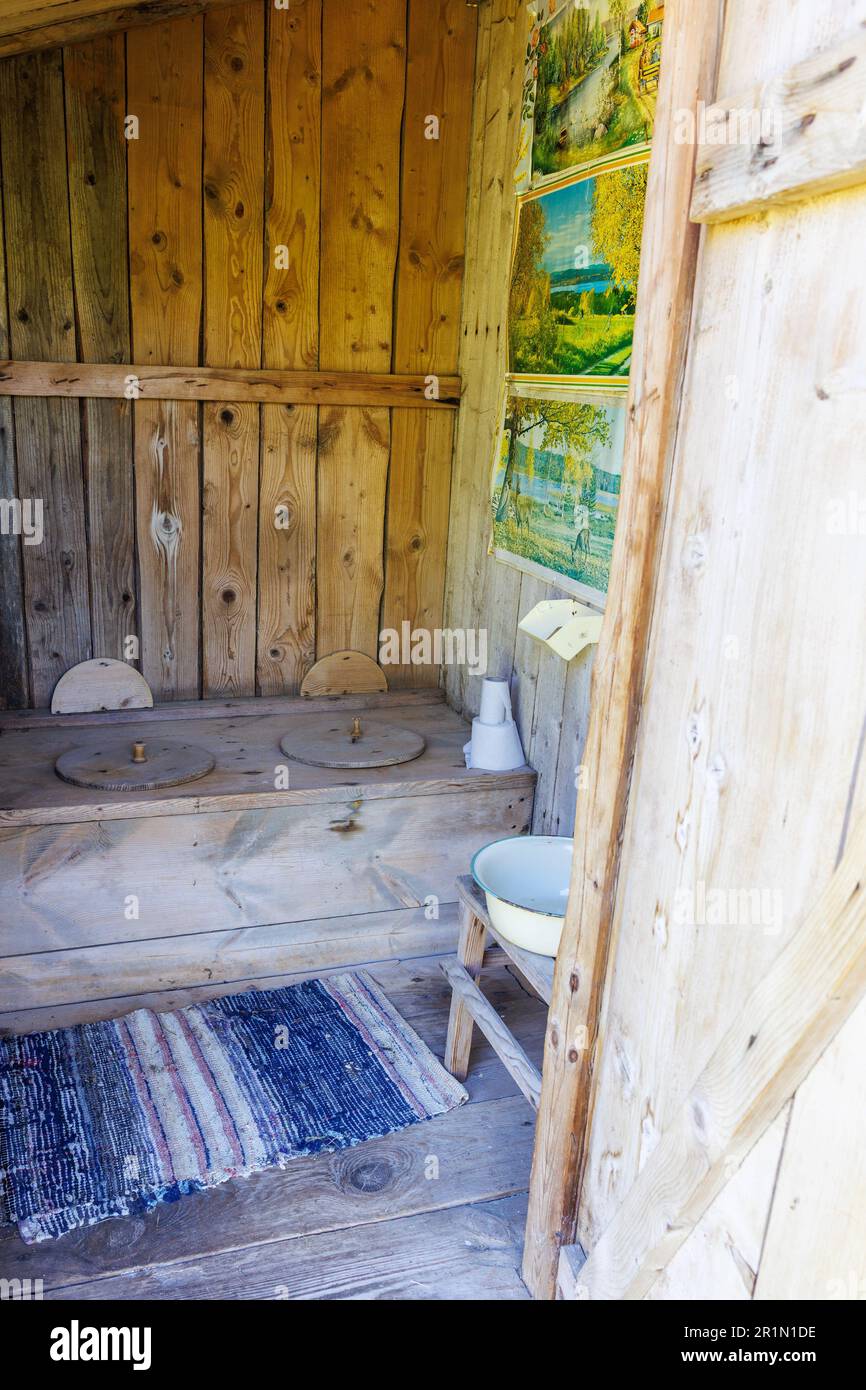 Double outhouse hi-res stock photography and images - Alamy