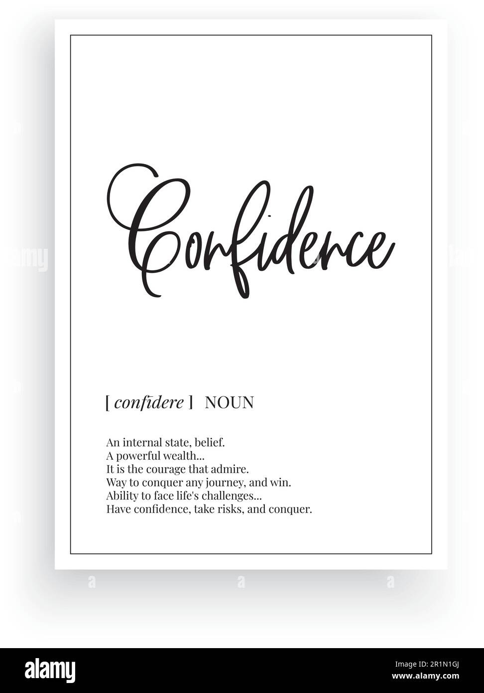 Confidence Definition Stock Image Image Of Miniature Confidence Hi Res