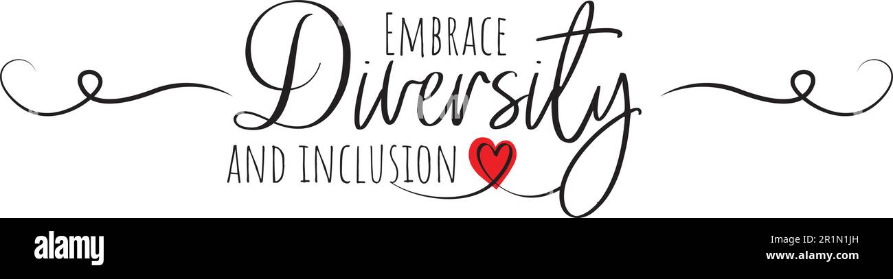 Diversity and inclusion art Stock Vector Images - Alamy