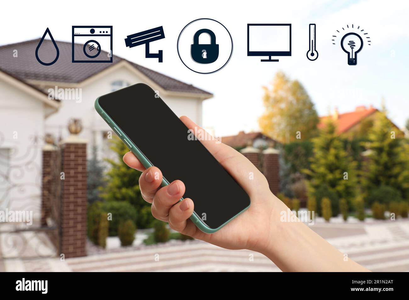 Smart phone house exterior hi-res stock photography and images - Alamy