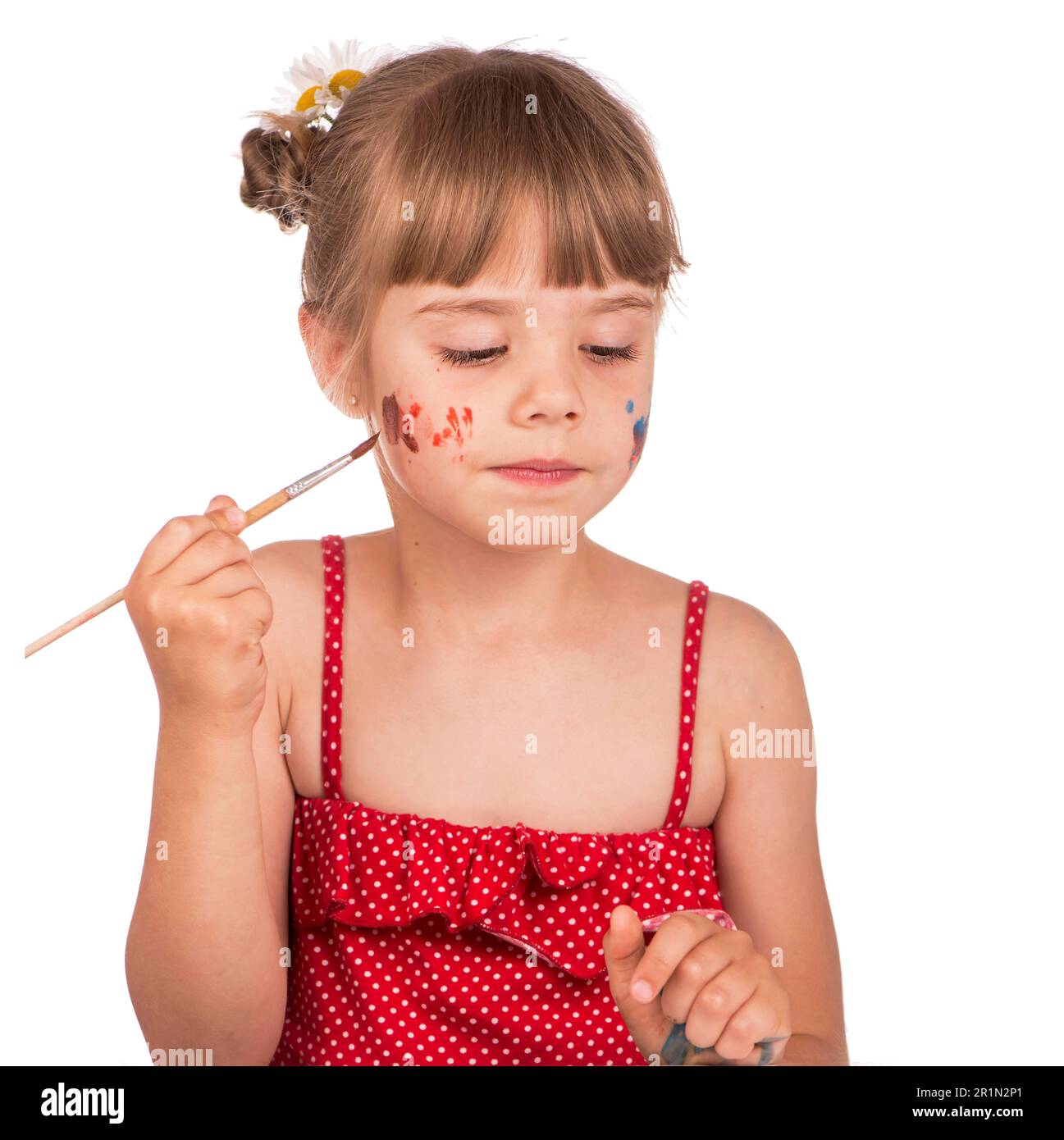 the concept of education, development of children - a little minx draws ...