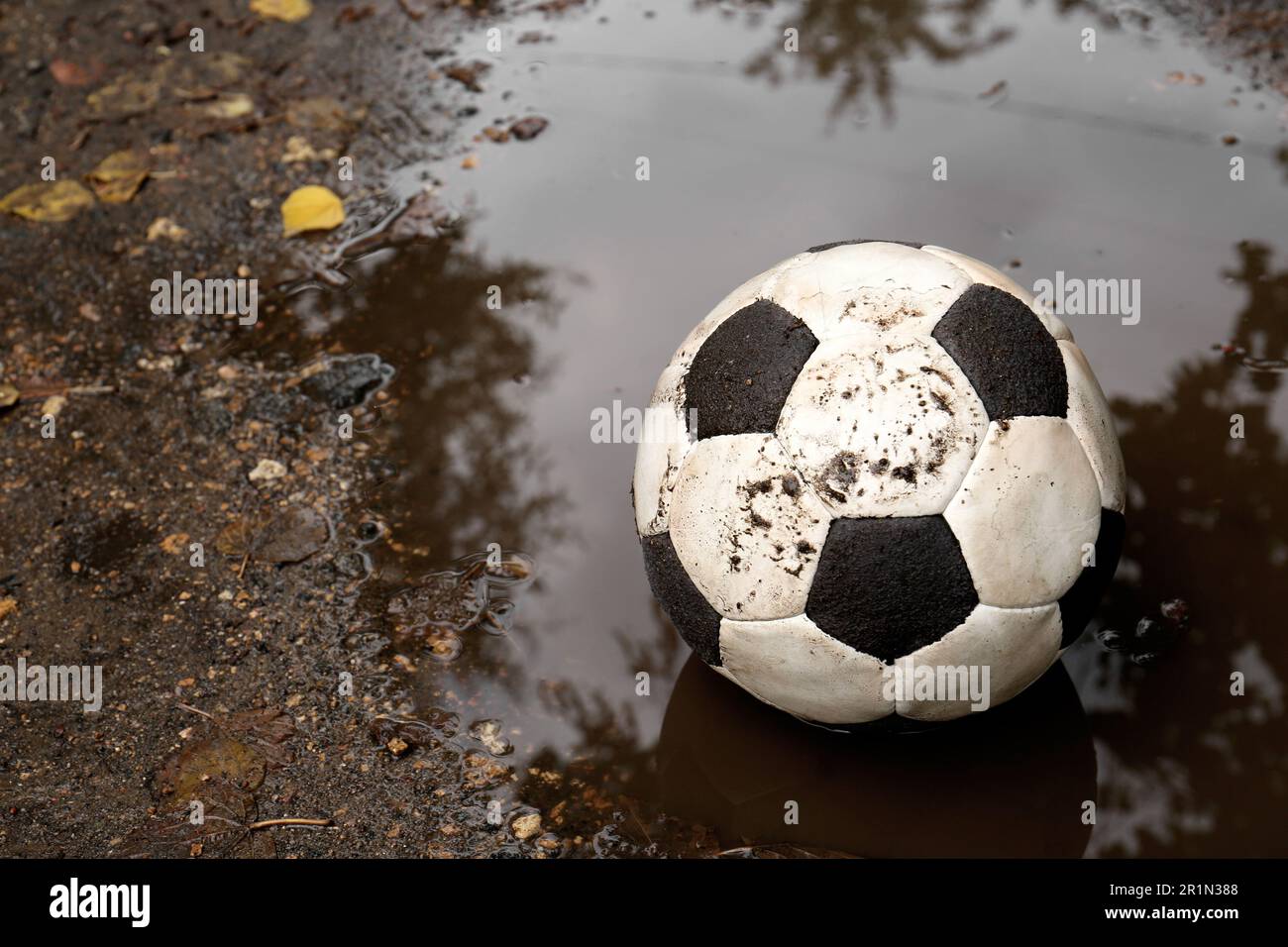 Muddy wet football ground hi-res stock photography and images - Alamy