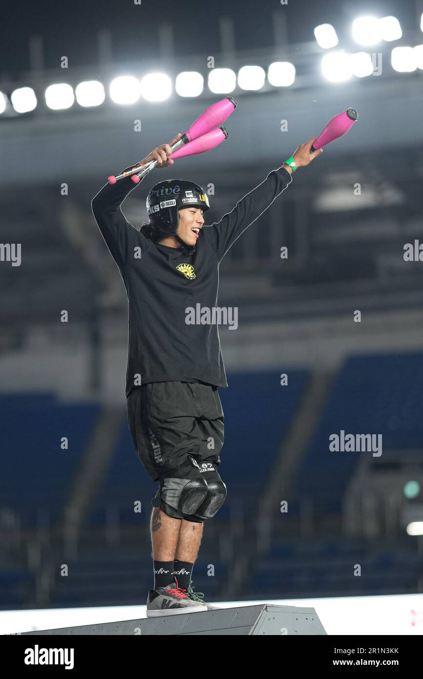 ZOZO Marine Stadium, Chiba, Japan. 12th May, 2023. Augusto Akio (BRA ...