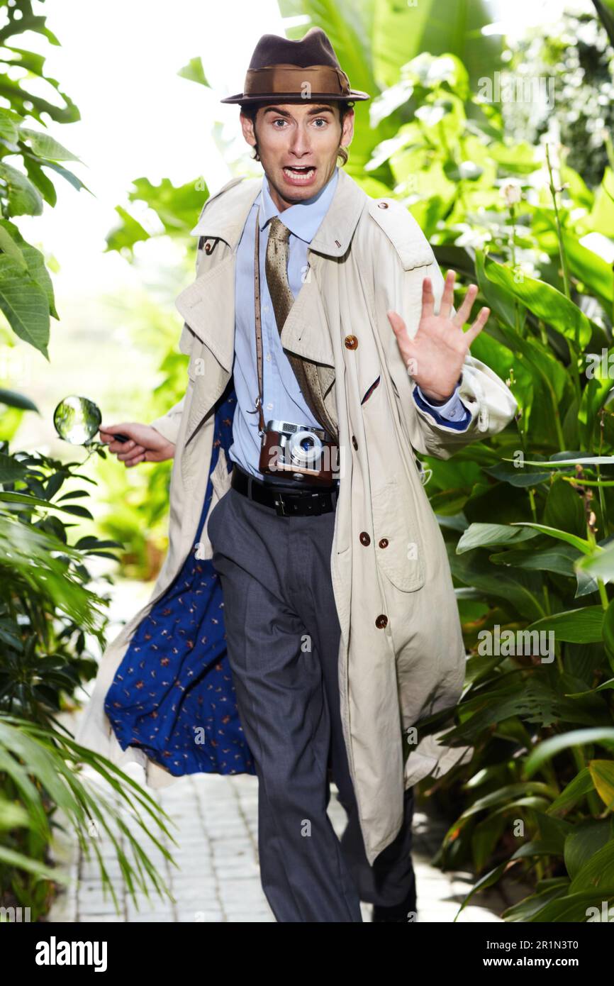 Outdoor detective character hi-res stock photography and images - Alamy