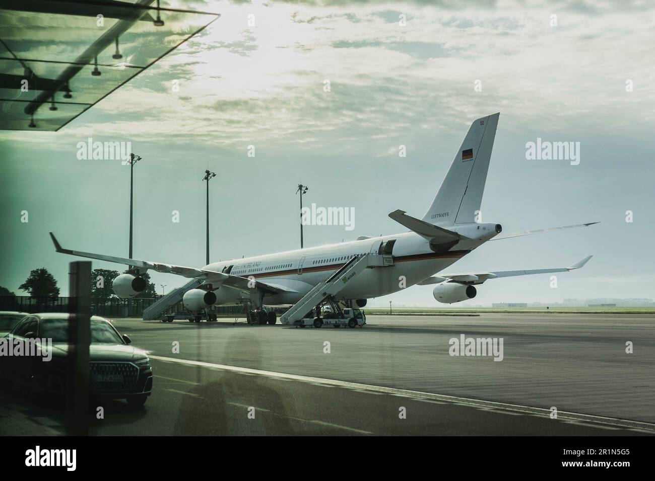 The government aircraft A340 of the flight readiness department is ...