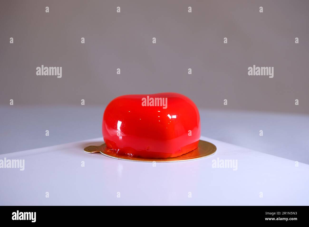 Preparation french raspberry mousse cake hi-res stock photography and ...