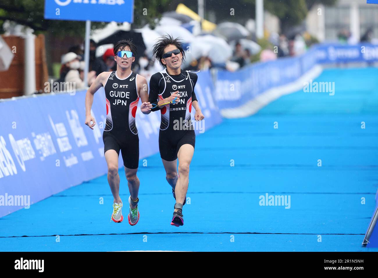 Yokohama, Kanagawa, Japan. 13th May, 2023. Satoru Yoneoka (JPN) Triathlon : ITU World Triathlon ...