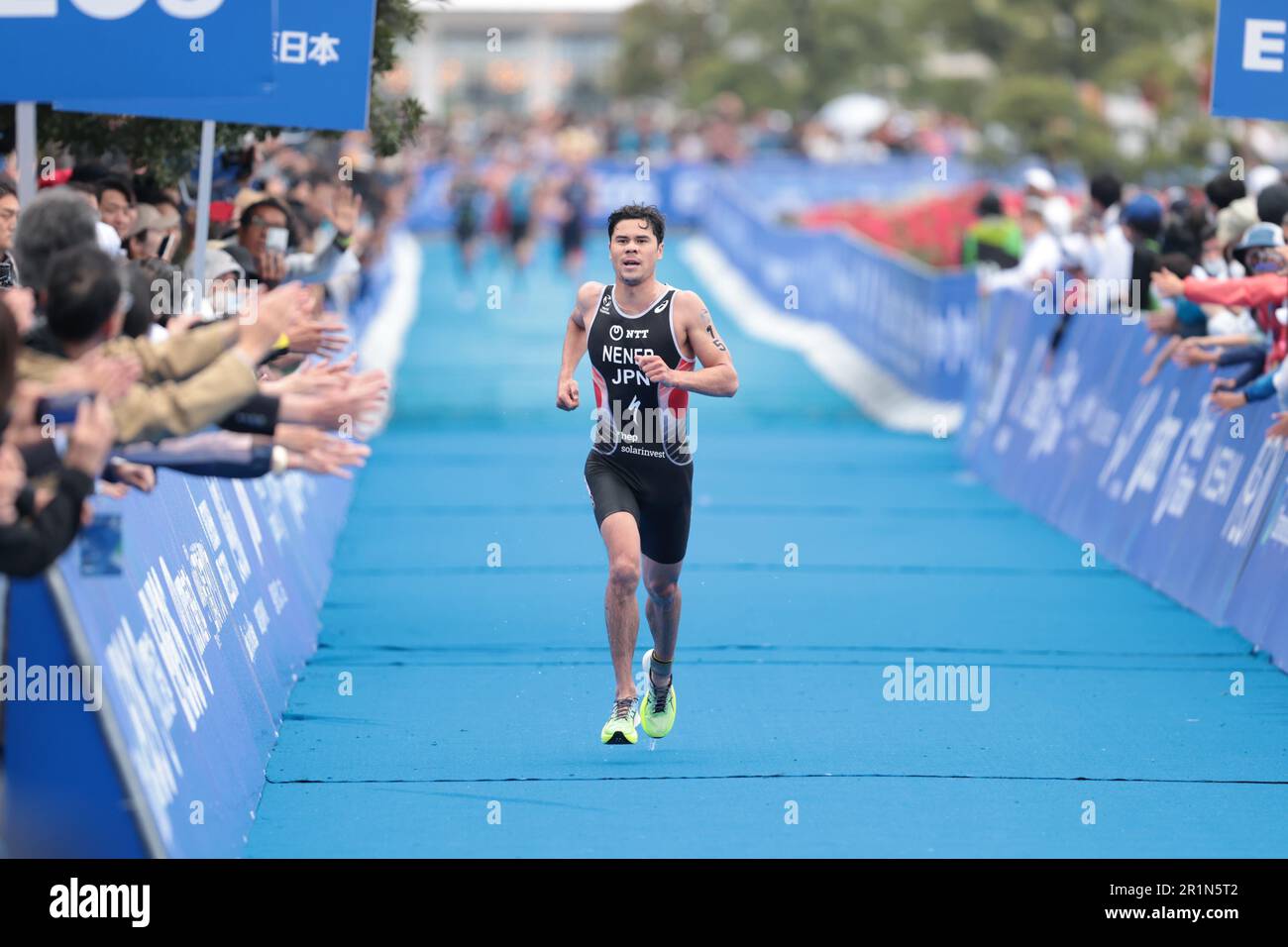 Yokohama, Kanagawa, Japan. 13th May, 2023. Kenji Nener (JPN) Triathlon ...
