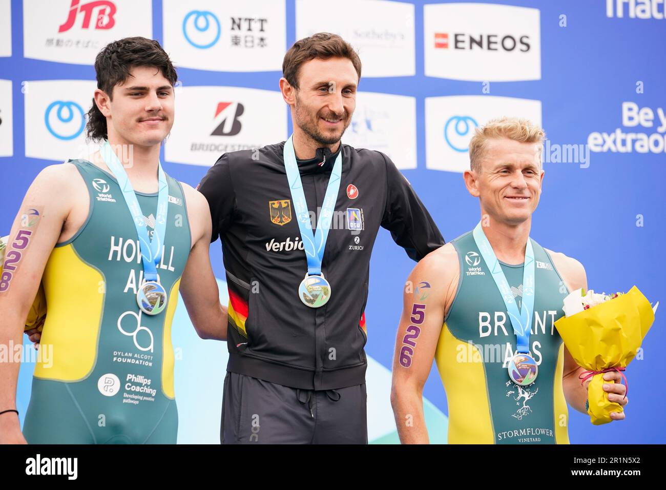 Yokohama, Japan. 13th May, 2023. (L-R) Jack Howell (AUS), Martin Schulz ...