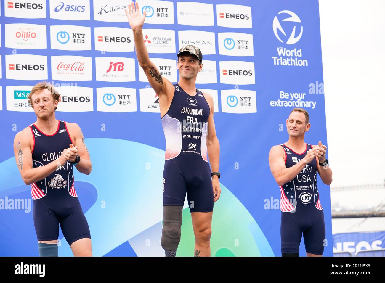 Yokohama, Japan. 13th May, 2023. (L-R) Carson Clough (USA), Alexis ...