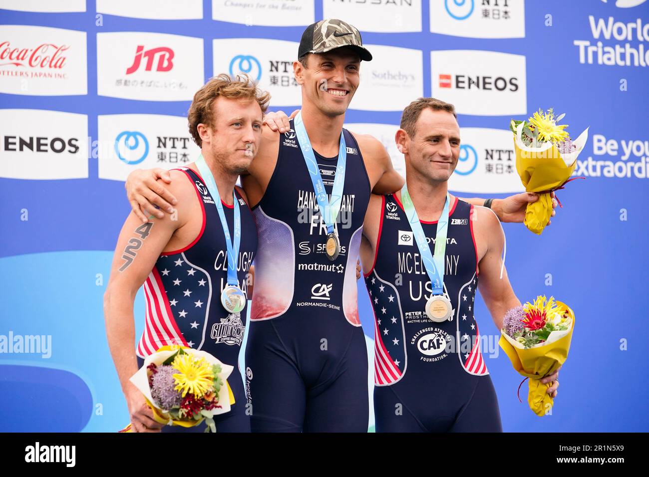 Yokohama, Japan. 13th May, 2023. (L-R) Carson Clough (USA), Alexis ...