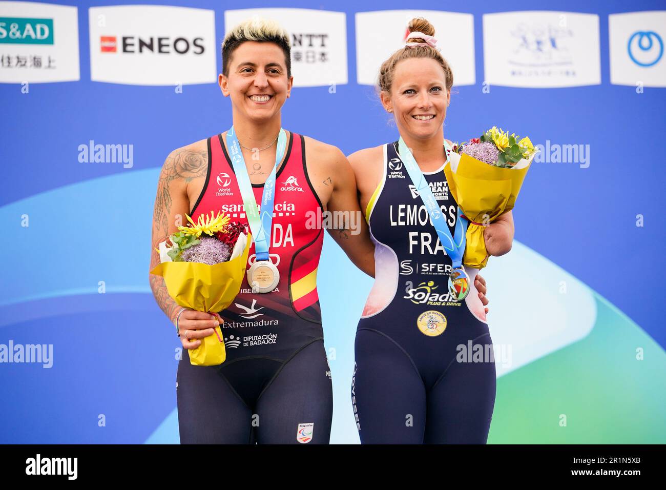 Yokohama, Japan. 13th May, 2023. (L-R) Cristina Miranda Zambrano (ESP ...