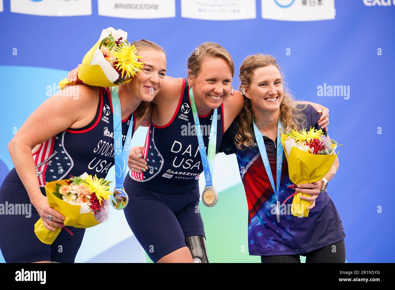 Yokohama, Japan. 13th May, 2023. (L-R) Melissa Stockwell (USA), Hailey ...