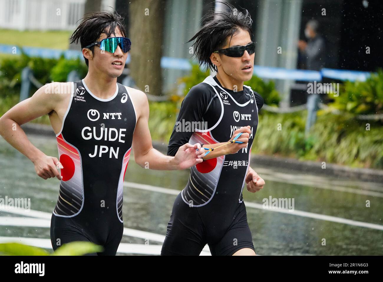 Yokohama, Japan. 13th May, 2023. Satoru Yoneoka (JPN), May 13, 2023 - Triathlon : Mens PTVI at ...