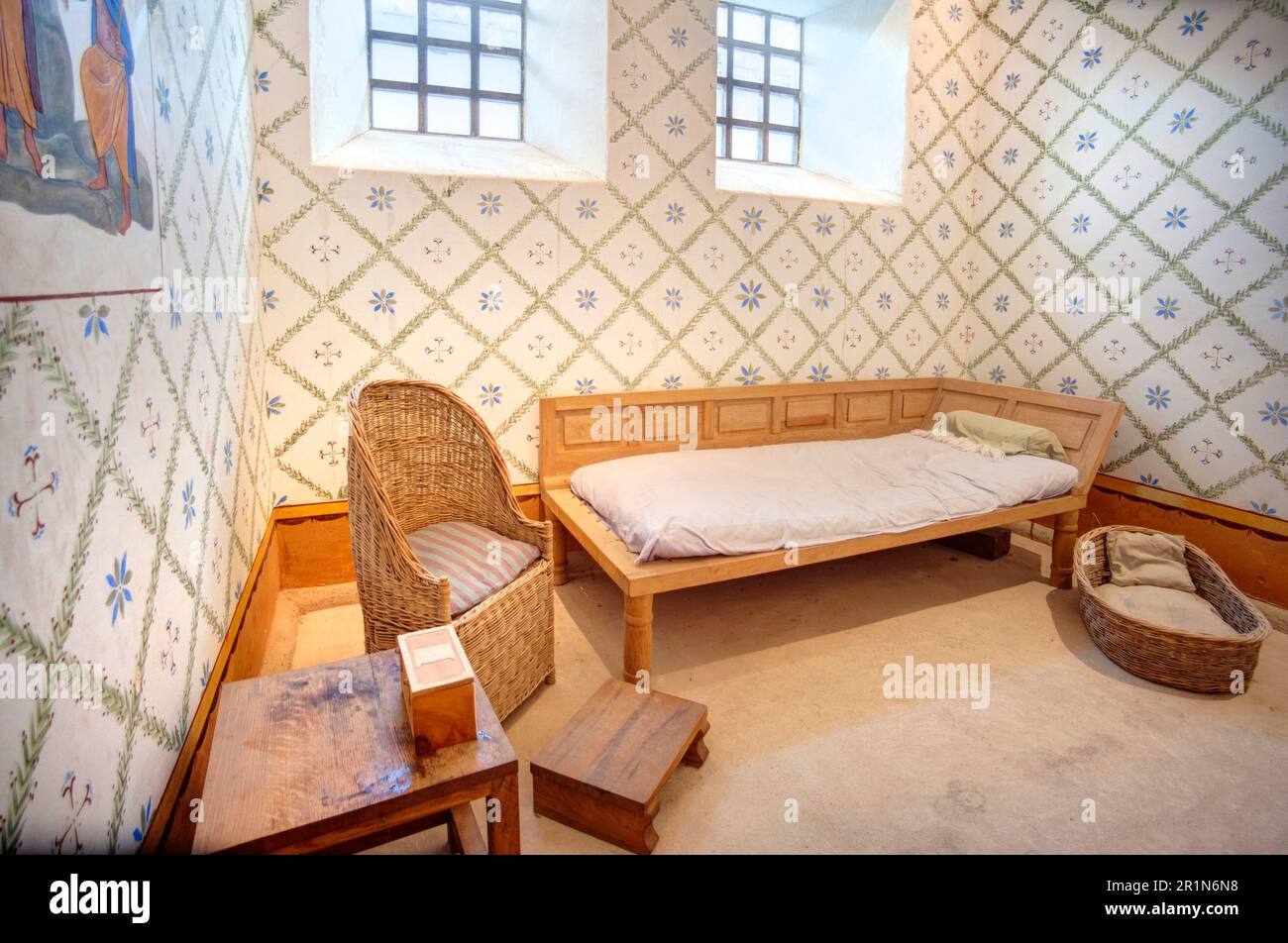 Reconstruction of Roman living quarters at Arbeia Roman Fort, South ...