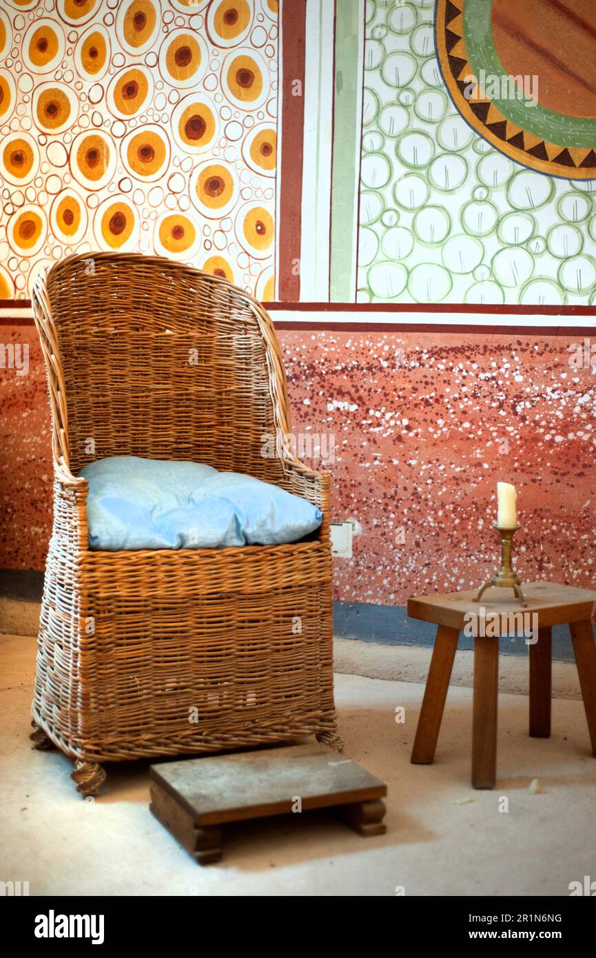 Reconstruction of Roman living quarters at Arbeia Roman Fort, South ...