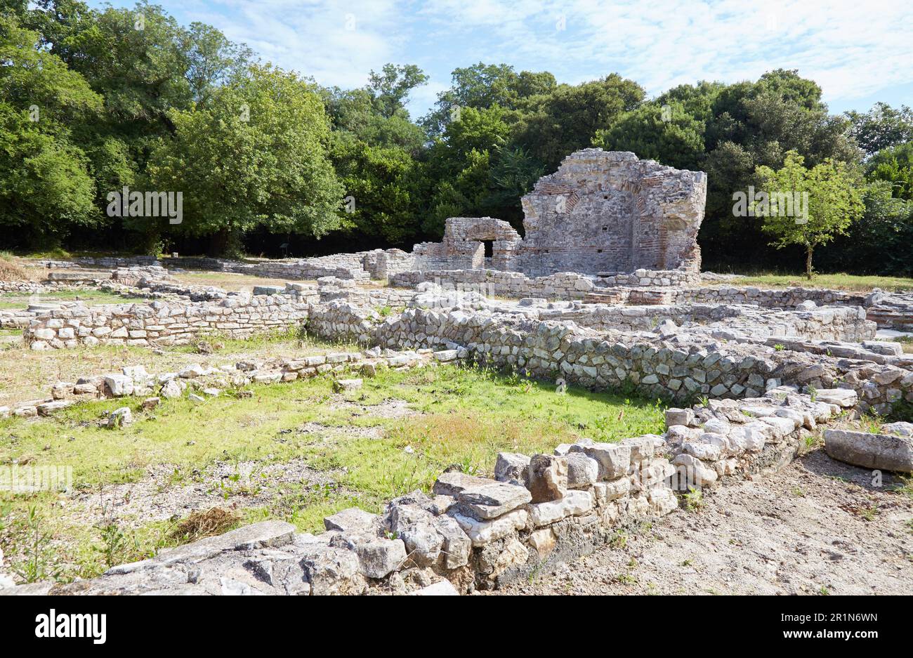 The stunning ruins of Butrint, Albania, located near the city of ...