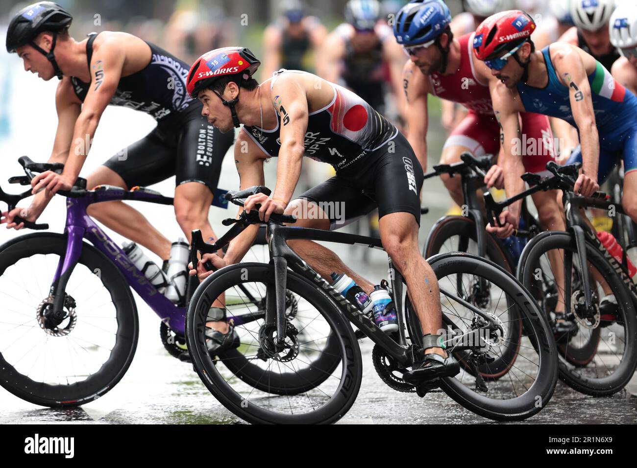 Yokohama, Kanagawa, Japan. 13th May, 2023. Kenji Nener (JPN) Triathlon ...
