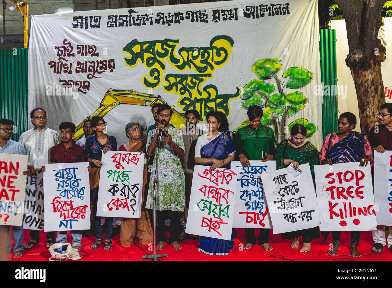 Green activists, students and residents have been protesting against ...