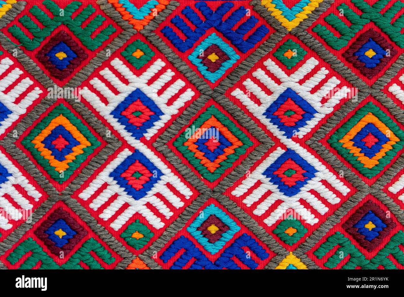 seamless knitted pattern with oriental art Stock Photo - Alamy