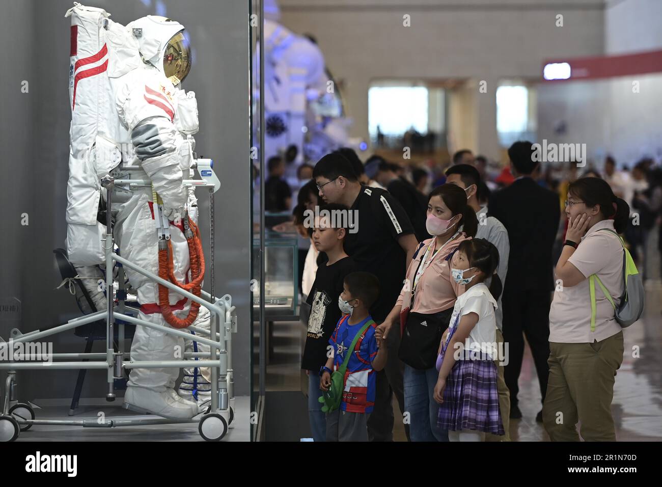 **CHINESE MAINLAND, HONG KONG, MACAU AND TAIWAN OUT** People visit the exhibition of ...