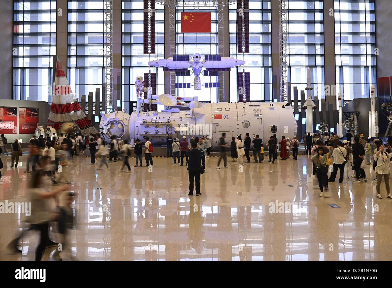 **CHINESE MAINLAND, HONG KONG, MACAU AND TAIWAN OUT** People visit the exhibition of ...