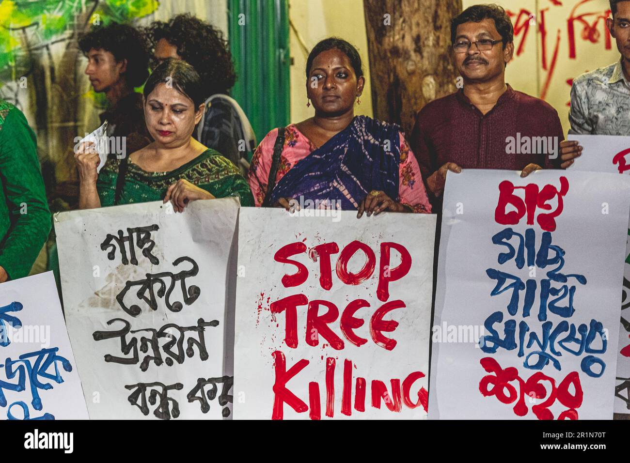 Green activists, students and residents have been protesting against ...