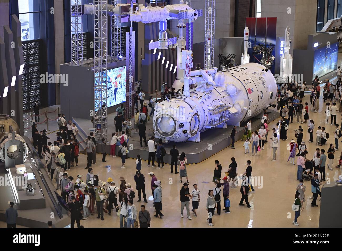 **CHINESE MAINLAND, HONG KONG, MACAU AND TAIWAN OUT** People visit the exhibition of ...