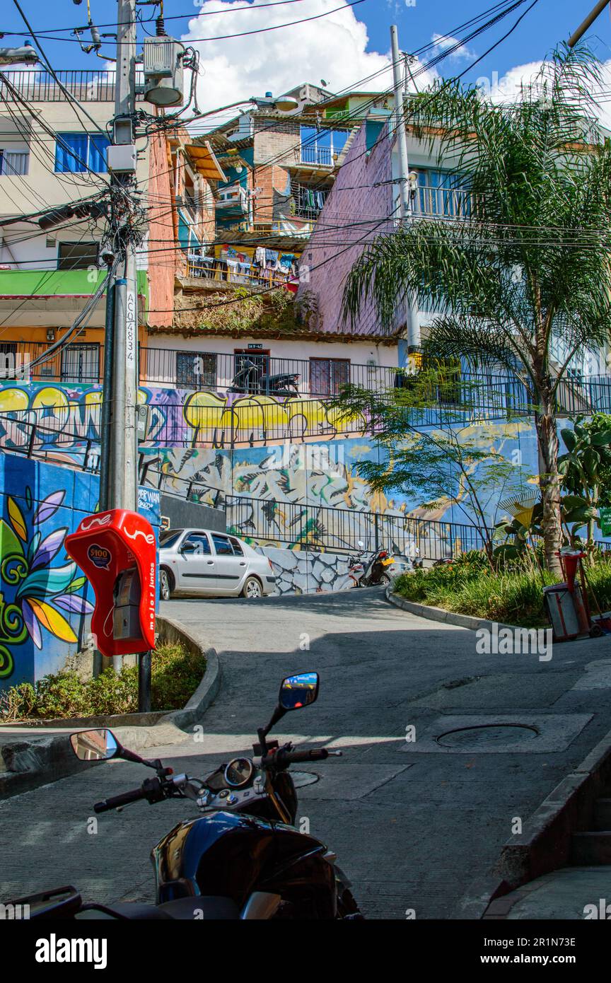This is a photo showing a graph from a metropole. Beautiful colors and ...