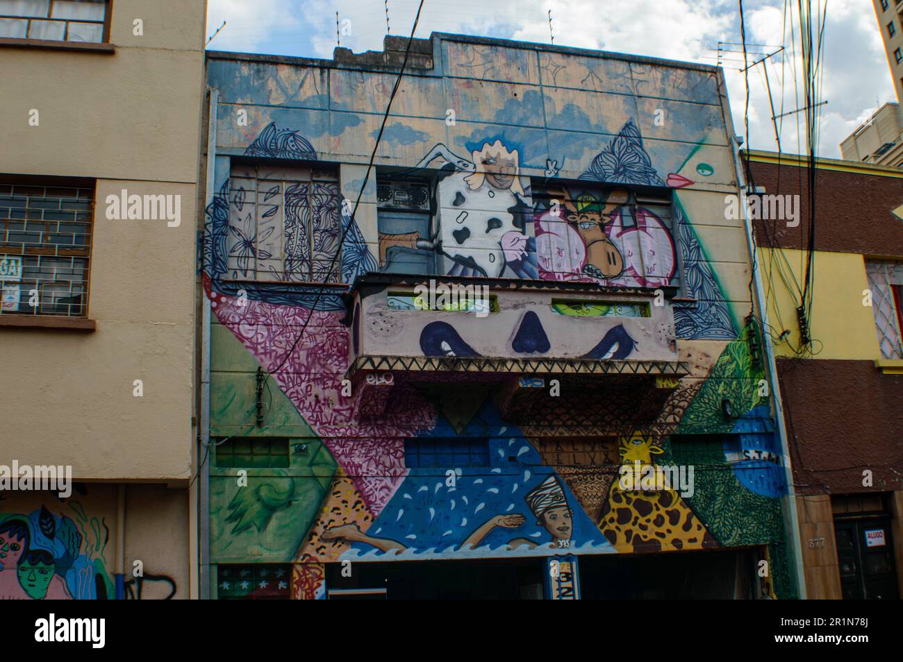 This is a photo showing a graph from a metropole. Beautiful colors and ...