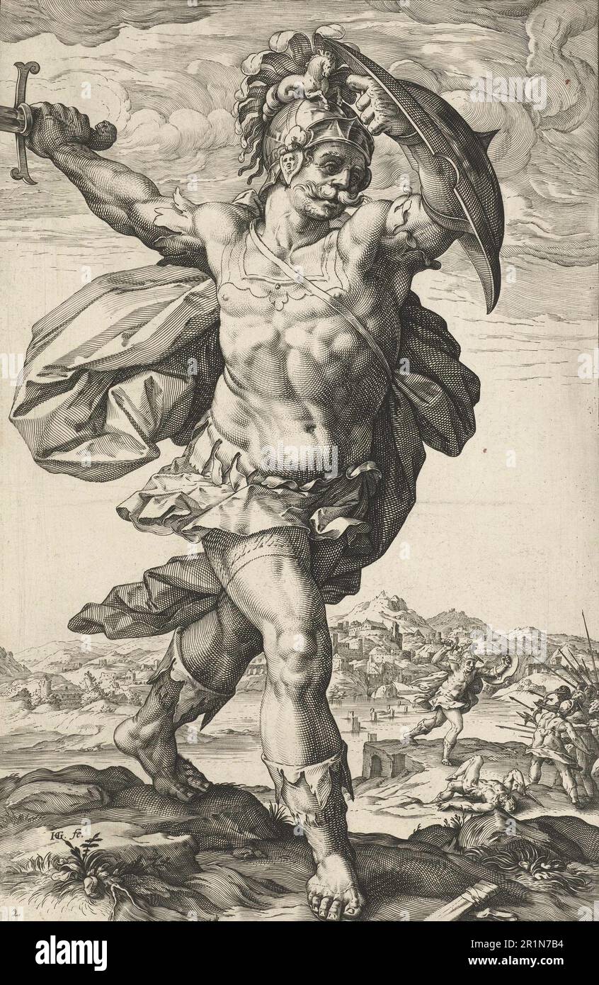 Horatius Cocles, late 6th century BC Roman officer who defended the ...