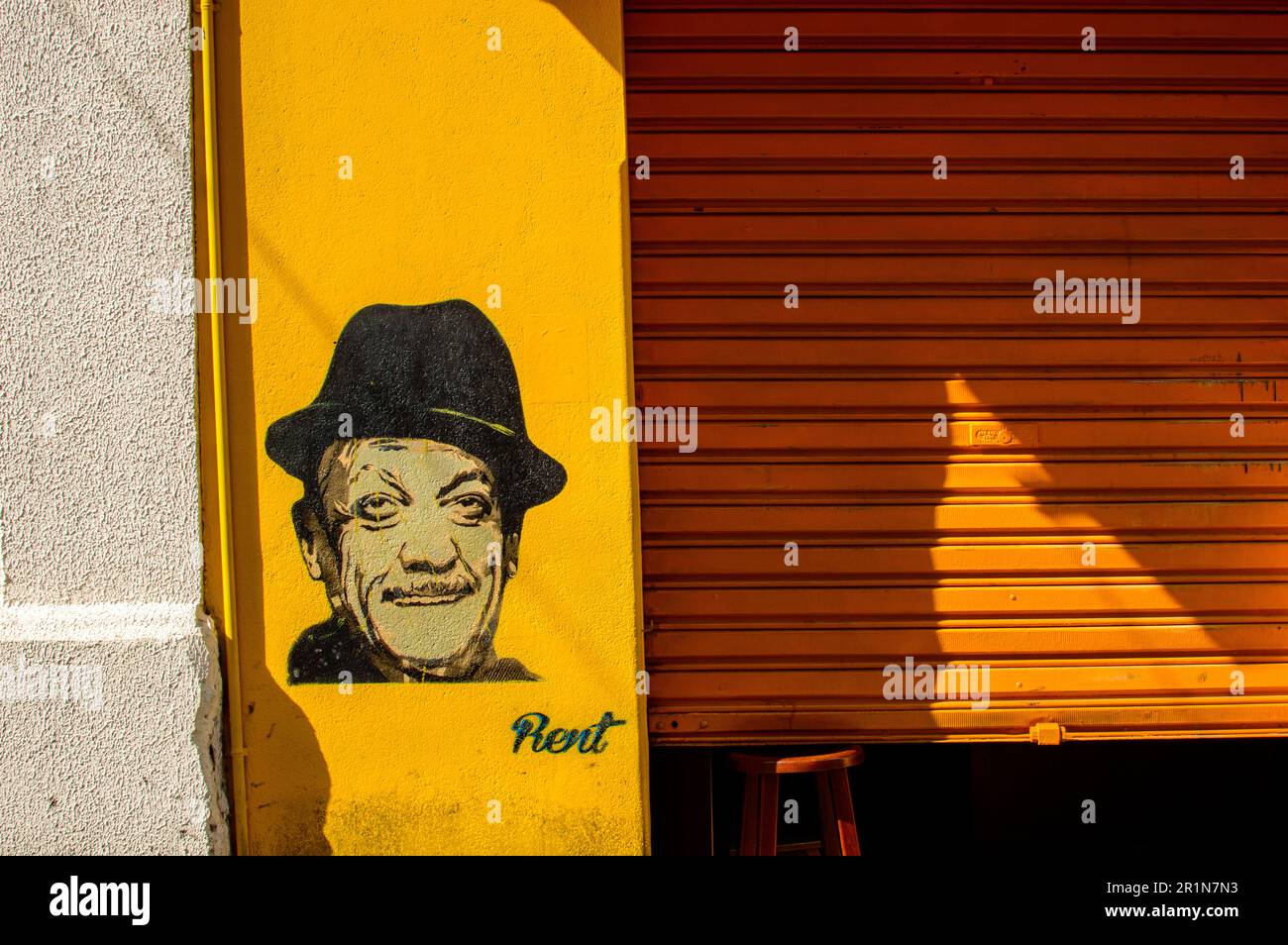 This is a photo showing a graph from a metropole. Beautiful colors and ...