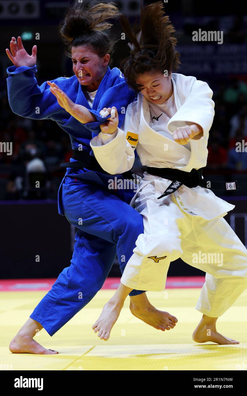 Ali Bin Hamad Al Attiyah Arena, Doha, Qatar. 14th May, 2023. (L-R ...