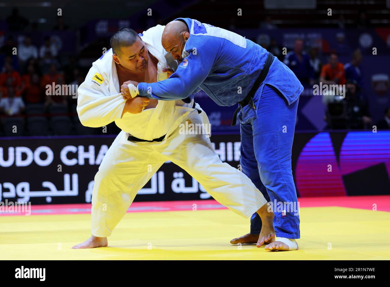 Ali Bin Hamad Al Attiyah Arena, Doha, Qatar. 14th May, 2023. (L-R) Tatsuru Saito (JPN), Roy ...