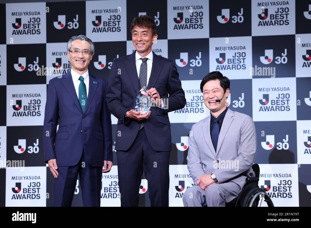 Tokyo, Japan. 15th May, 2023. (L-R) Hideki Nagashima, Masami Ihara ...